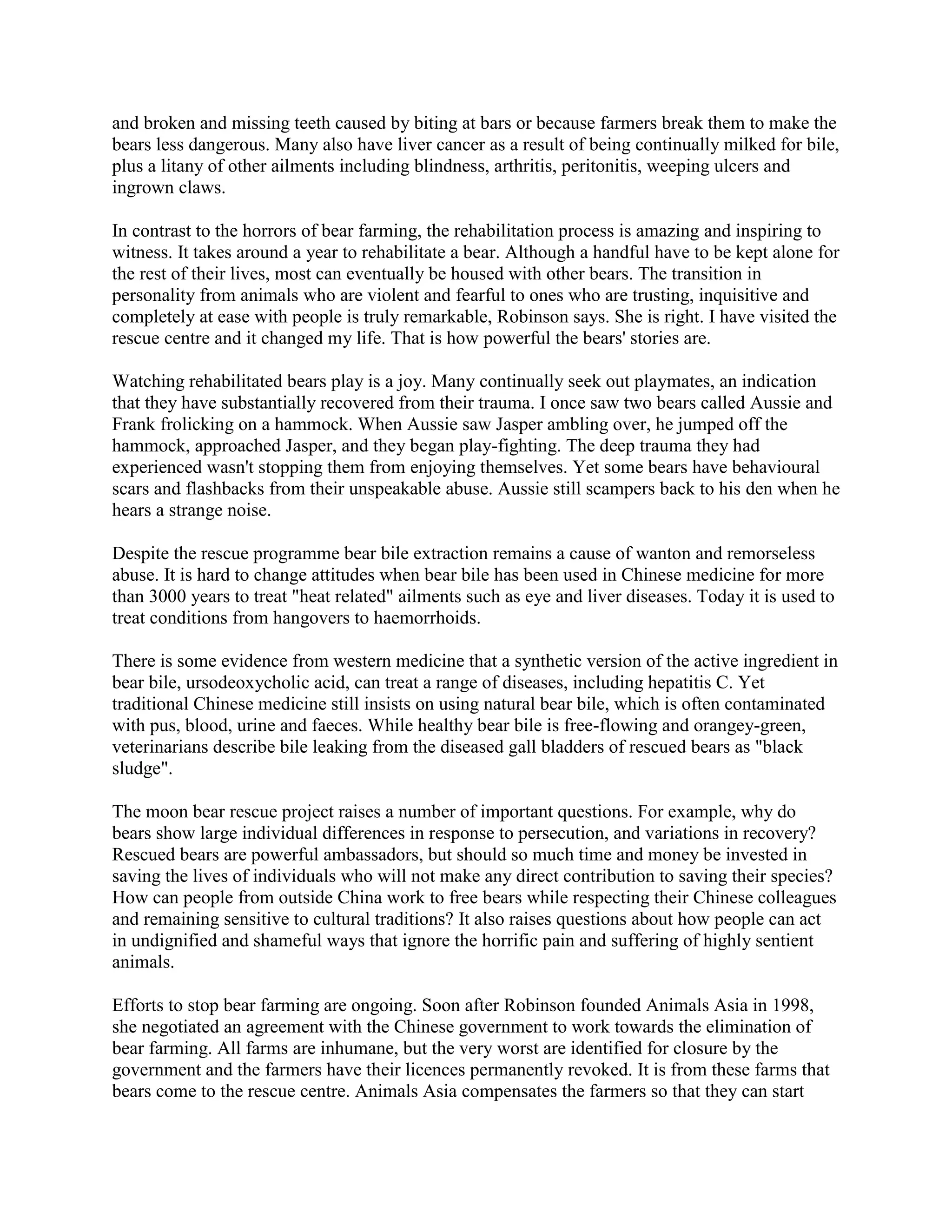 A bile business | DOCX