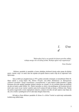 Abilenov paradoks u nasim uslovima | PDF