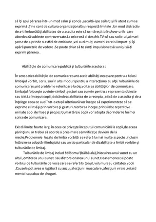 Abilităţi de comunicare publică | DOCX