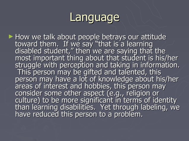 Abilities, disabilities intelligence laws | PPT