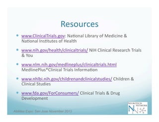 Clinical Trials: How to find them & What you need to know | PDF