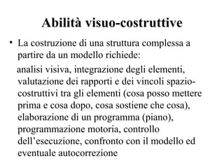 Abilitã visuo spaziali n | PPT
