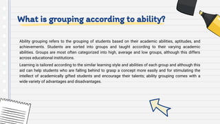 Ability grouping | PDF