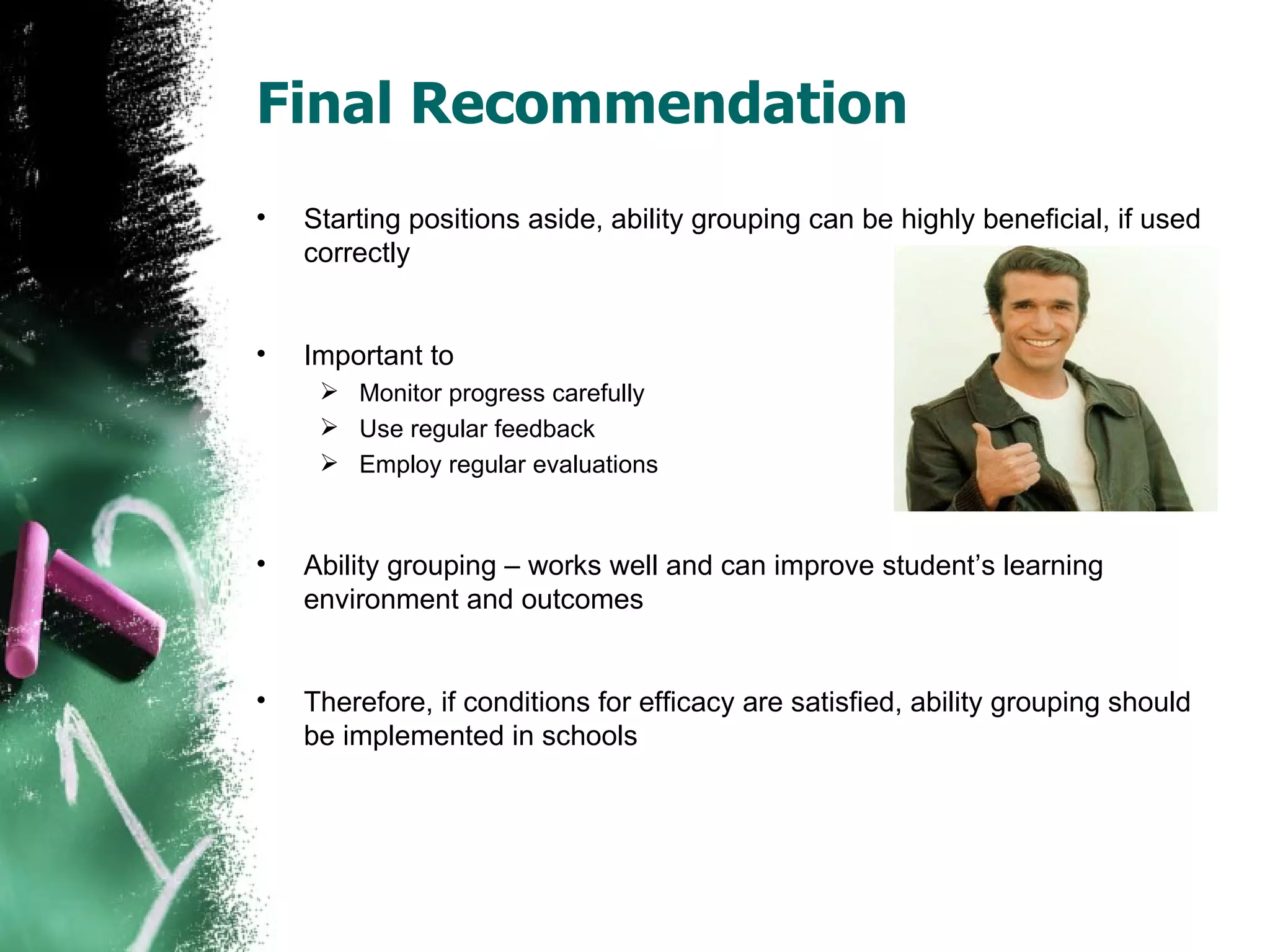 Ability grouping final final | PPT