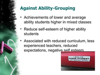 Ability grouping final final | PPT