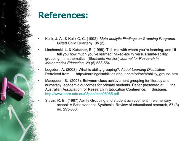 Ability grouping final final | PPT | Educational Assessment | Education