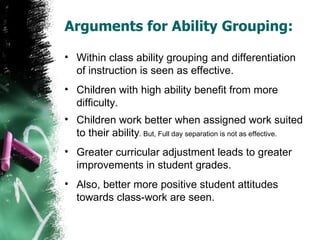Ability grouping final final | PPT
