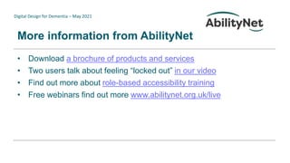 Designing for Dementia | PPTX