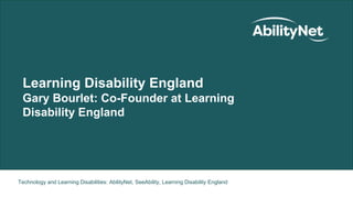 AbilityNet webinar Learning Disabilities | PPTX