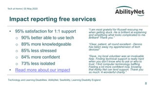 AbilityNet webinar Learning Disabilities | PPTX