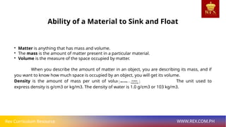Ability+of+a+Material+to+Sink+and+Float.pptx