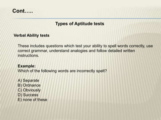 Ability testing | PPTX