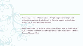 (Raven’s Progressive Matrices) Standard Progressive Matrices | PPTX