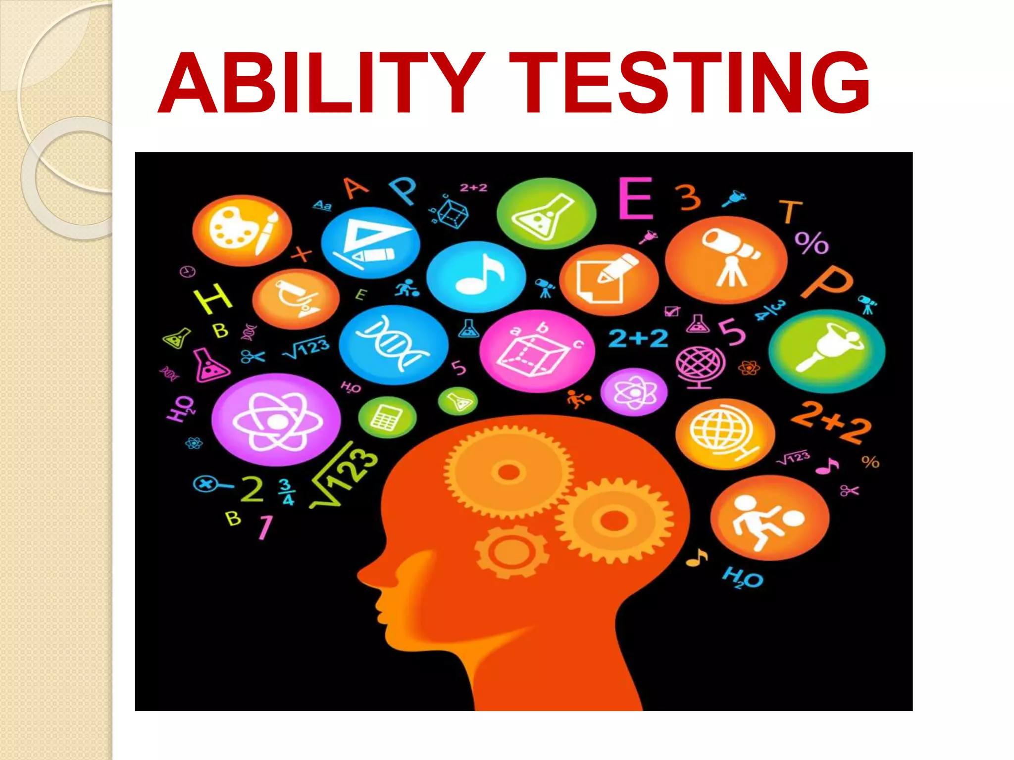 Ability testing 5 | PPTX