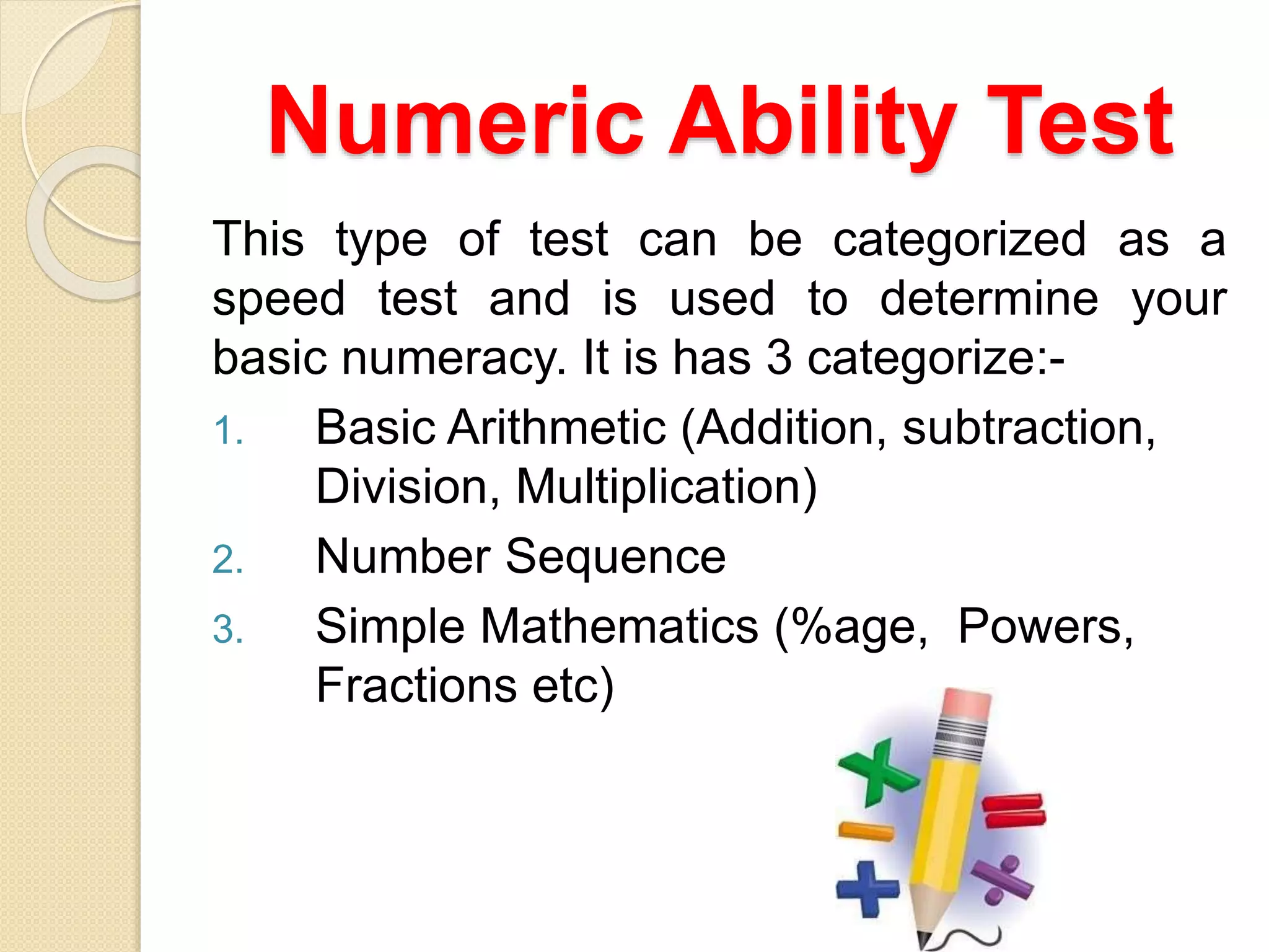 Ability testing 5 | PPTX
