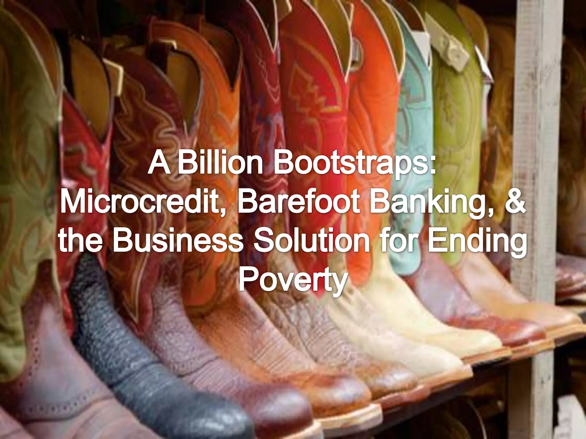 A Billion Bootstraps | PPT