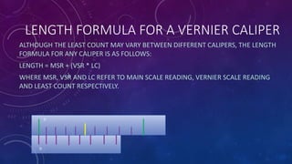 Vernier caliper | PPTX