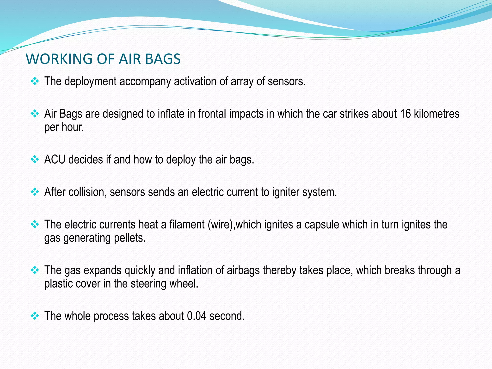 Safety Airbags in Cars | PPTX