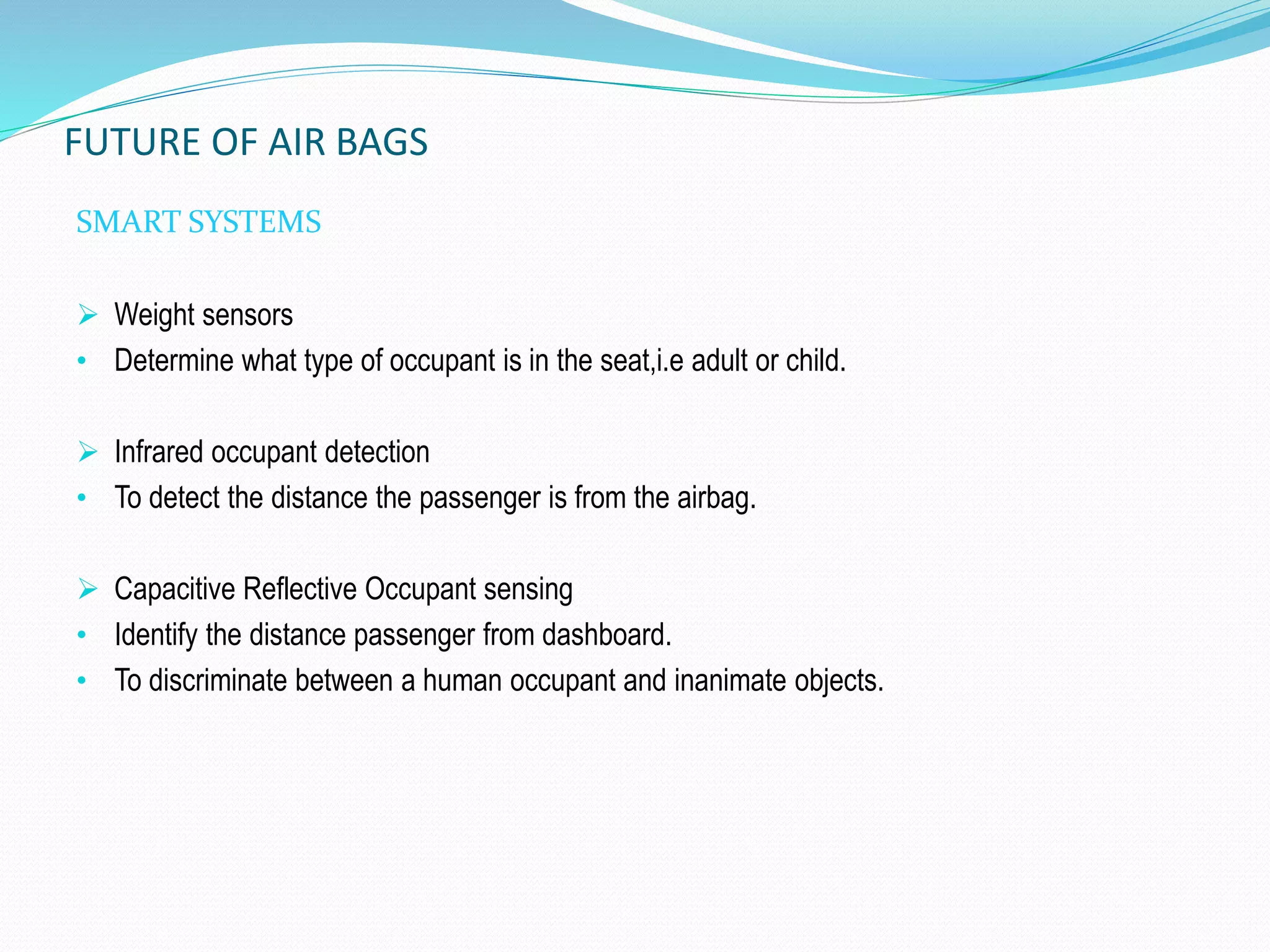 Safety Airbags in Cars | PPTX