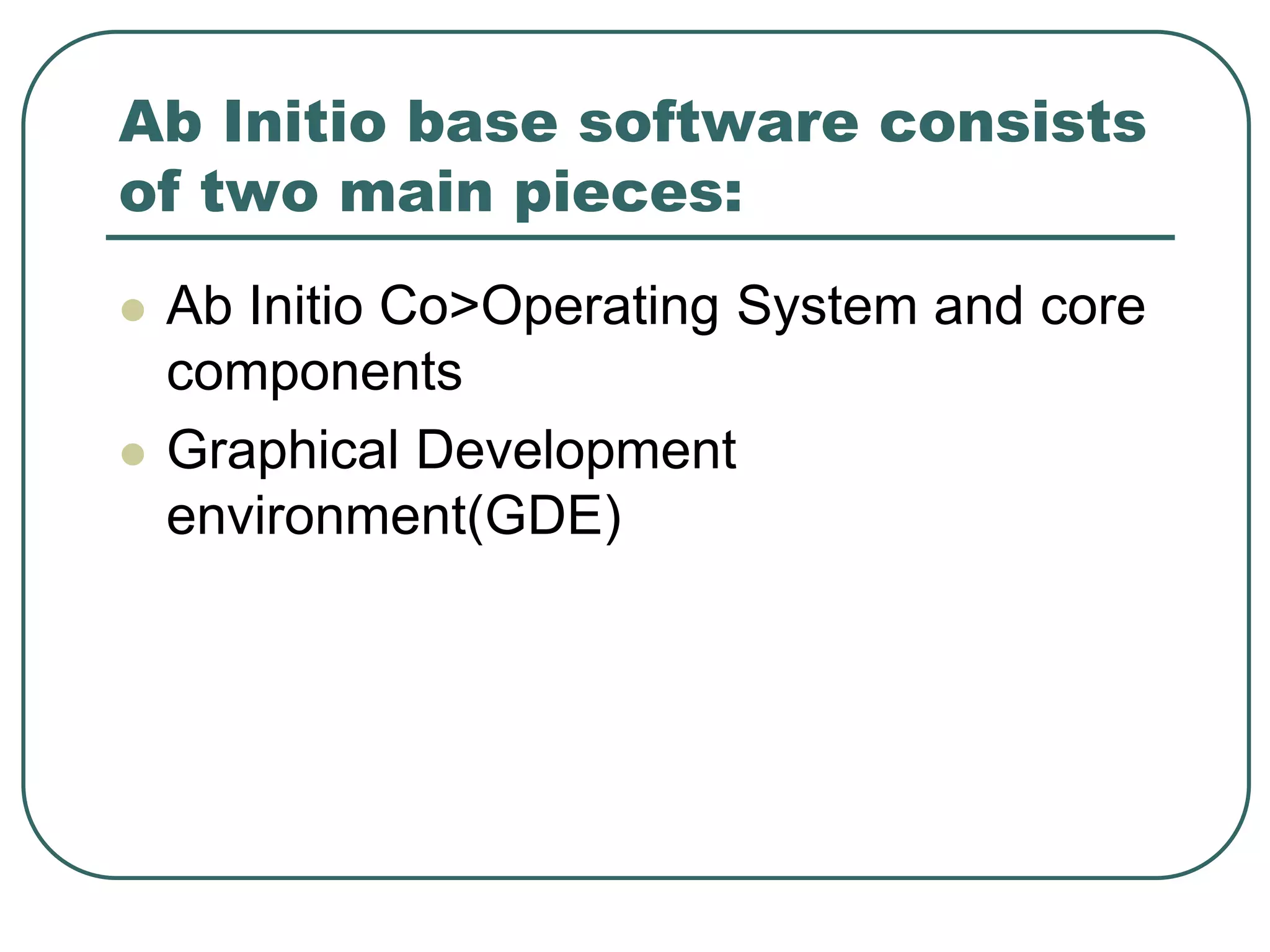 Ab initio beginner's course topic 1 | PPT
