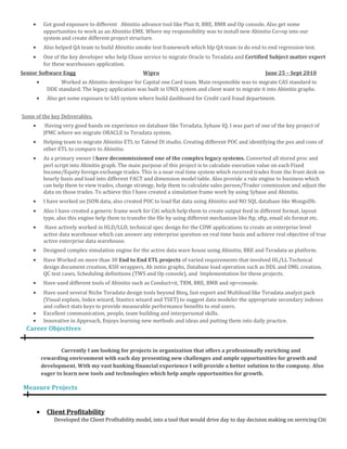 Abinitio consultant | DOC | Databases | Computer Software and Applications