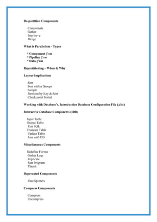 Abinitio course content | Abinitio Training In Chennai | PDF