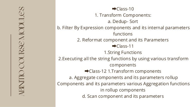 Abinitio course ppt | PDF