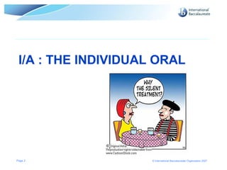 Ab initio individual oral | PPT
