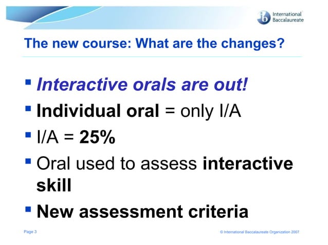 Ab initio individual oral | PPT | Educational Assessment | Education