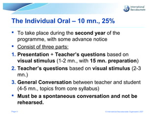 Ab initio individual oral | PPT