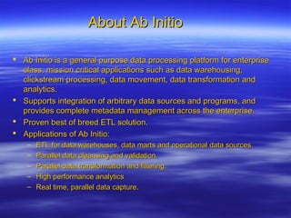 Ab initio training Ab-initio Architecture | PPT
