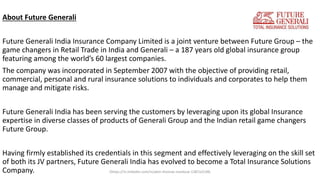 Future Generali Insurance company | PPTX