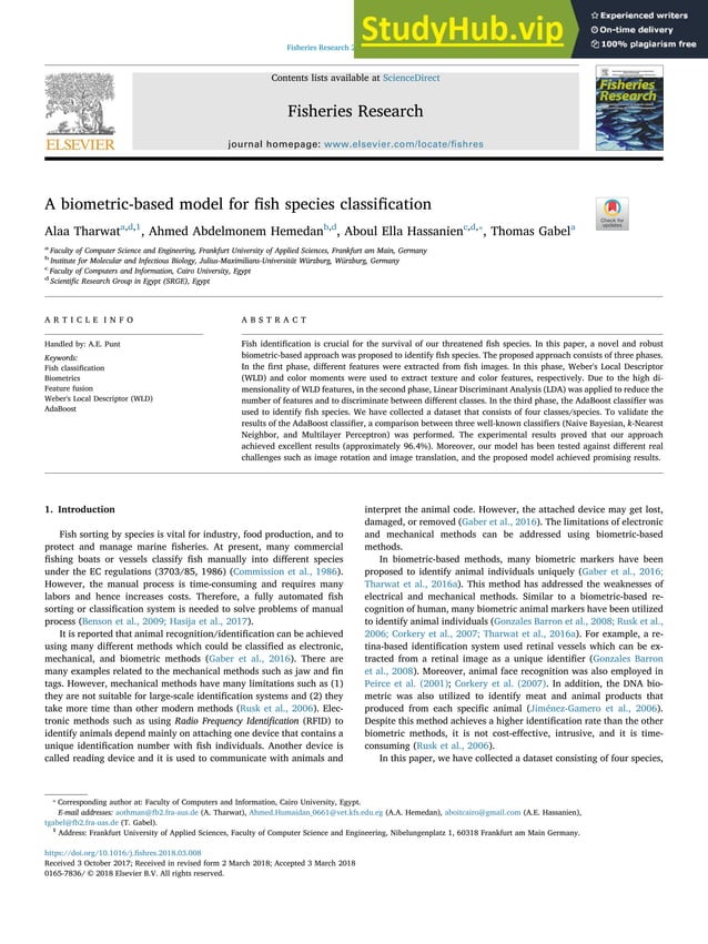 A biometric-based model for fish species classification.pdf