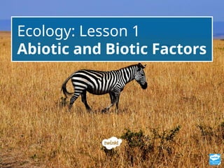 Abiotic and Biotic Presentation for kids | PPT