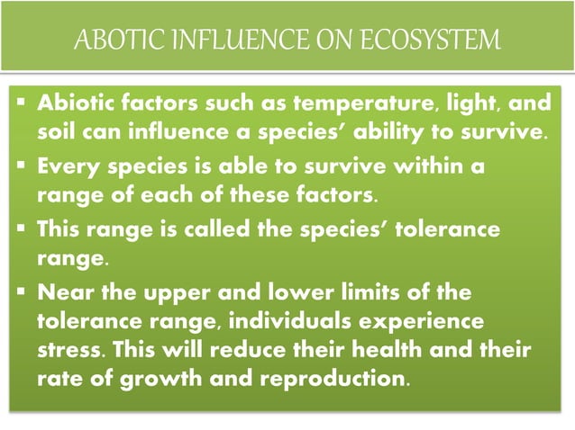 Abiotic factors final ppt | PPTX
