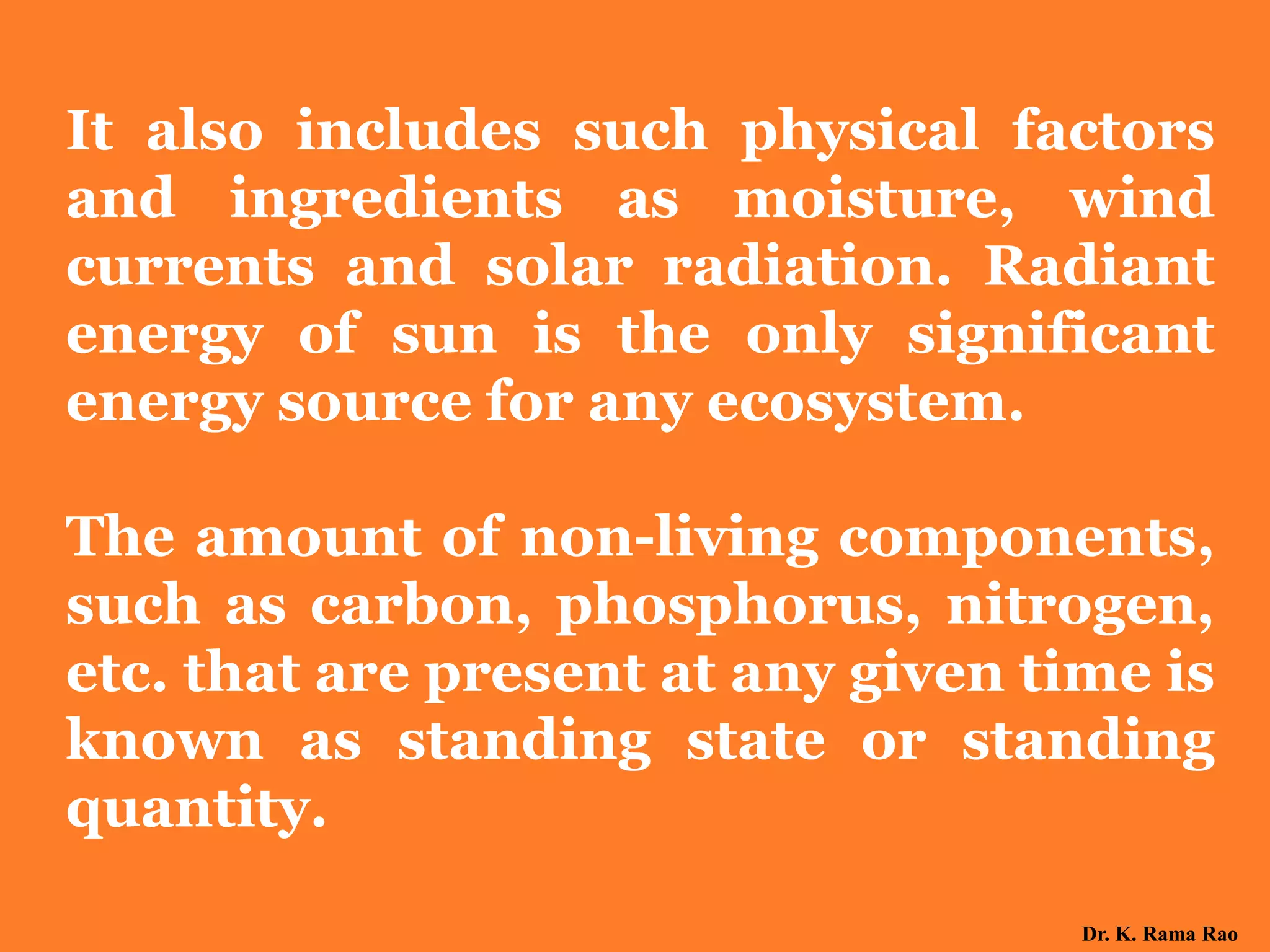 Abiotic factors in an ecosystem | PPTX