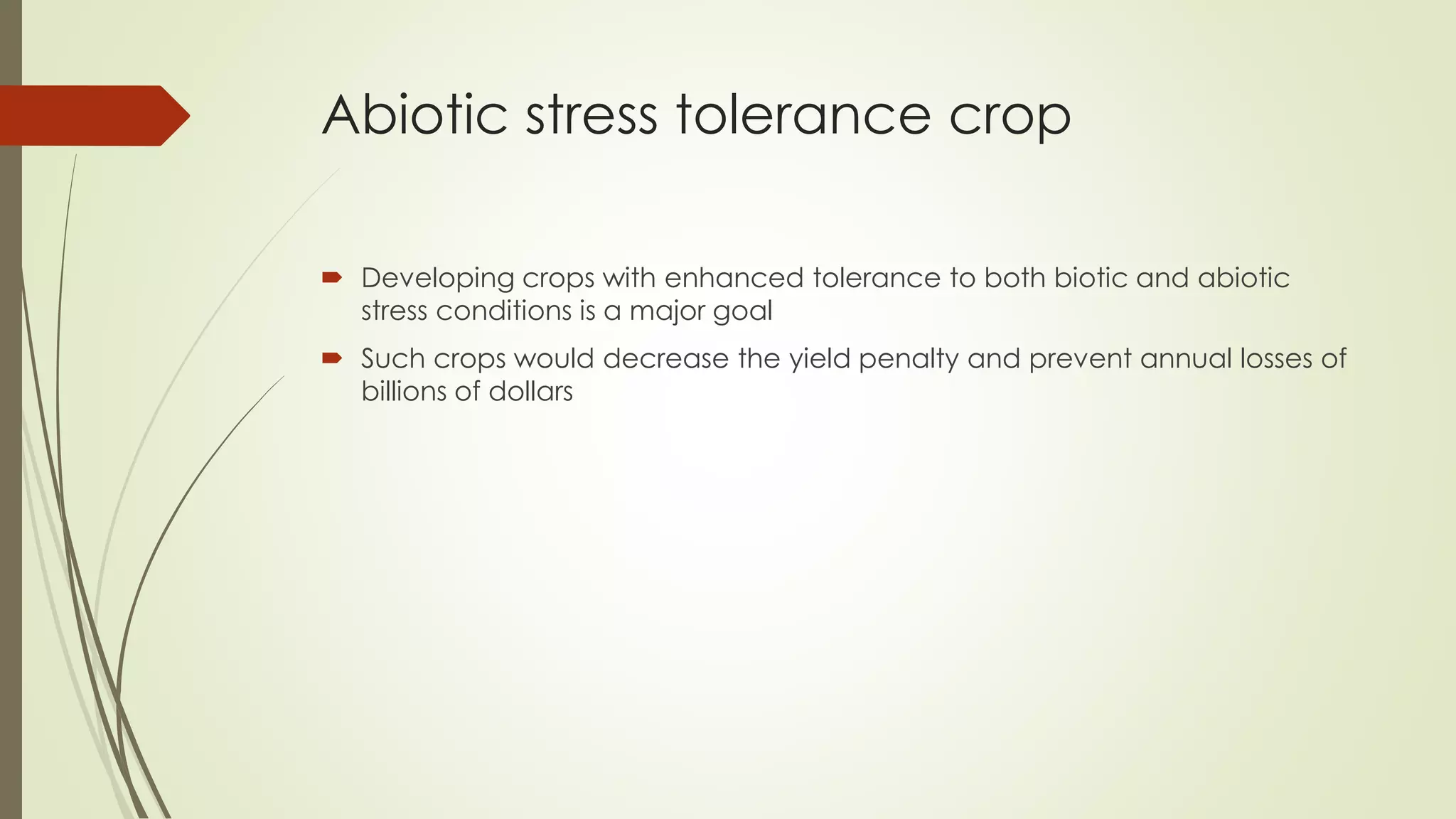 Abiotic stresses in plant | PDF