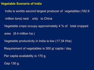 Abiotic stress management in open field vegetables | PPT
