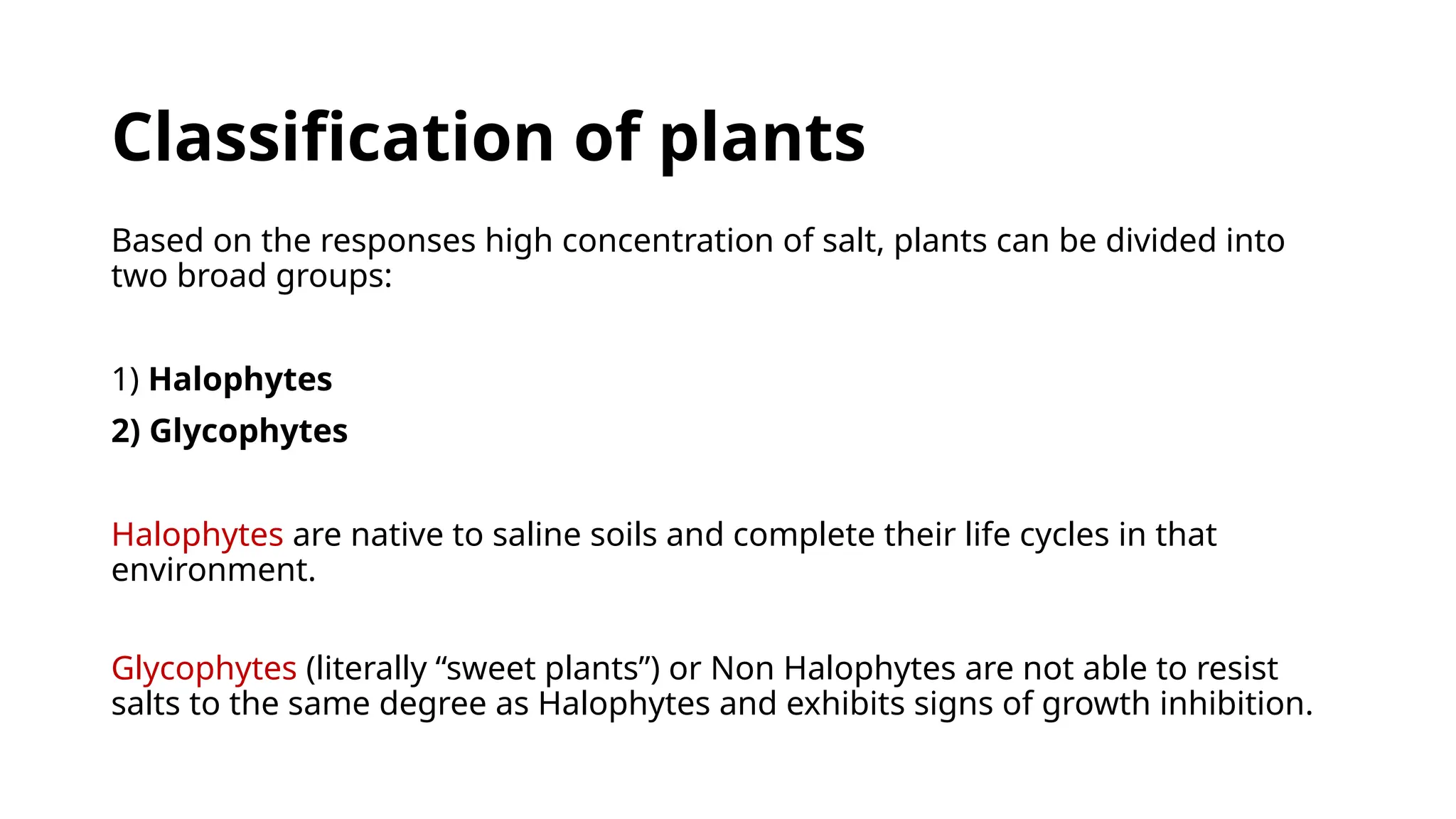 Abiotic stress salt plant stress due to environmental factors | PPTX