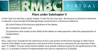 The Small Business Reorganization Act of 2019 | PPT