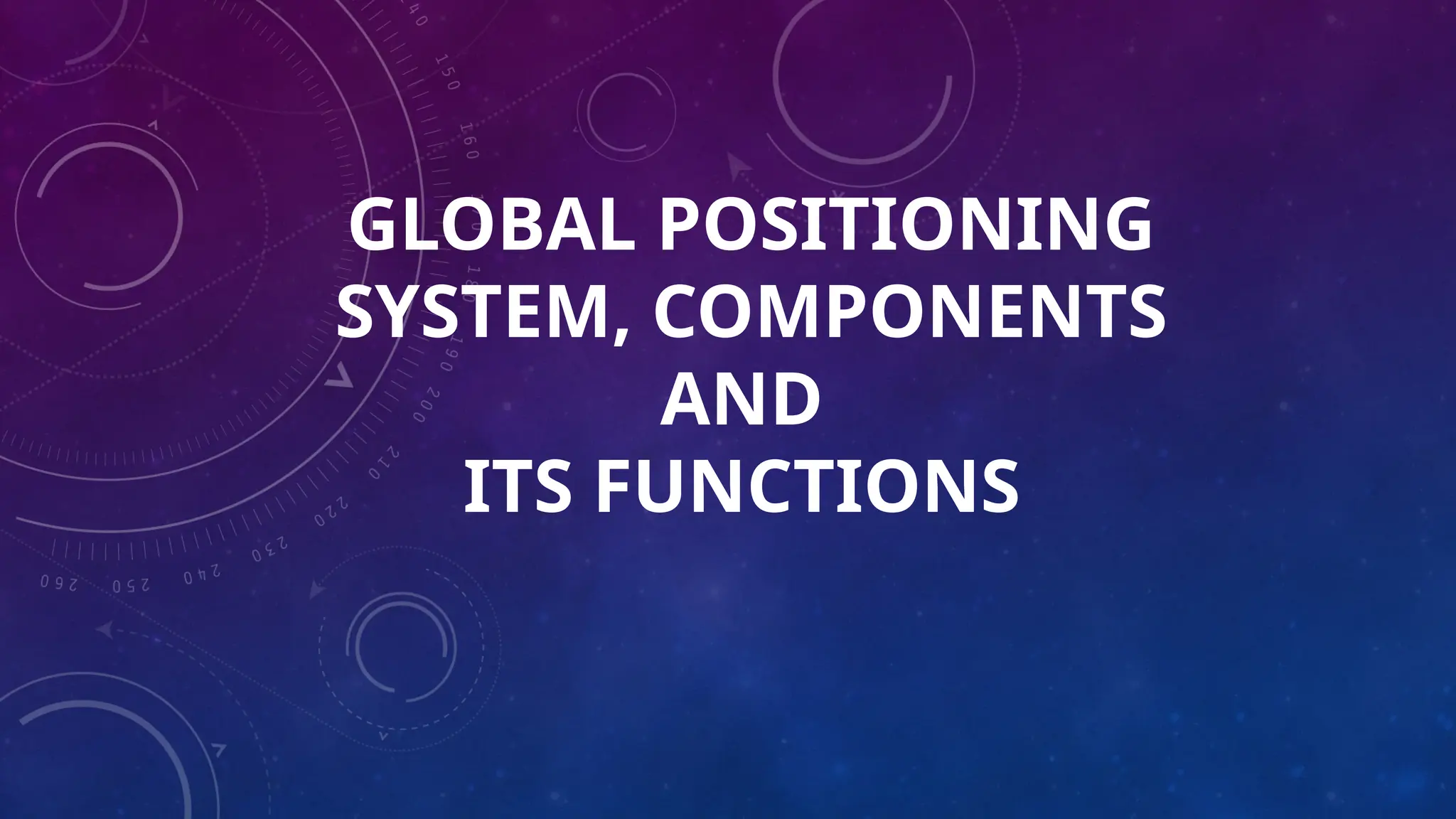 Global Postioning System and it's functions.pptx