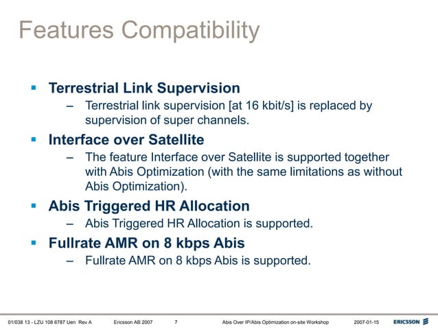 Abis Over IP/Abis Optimization on-site Workshop | PPT | Digital Audio ...