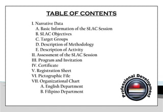 ABIS SLAC ON RPMS PORTFOLIO NARRATIVE REPORT.pptx