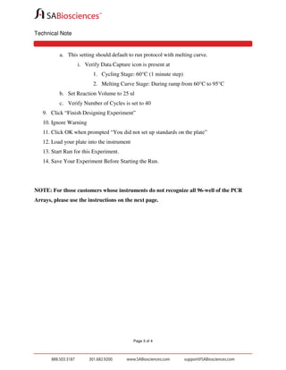 Abi step oneplus-setup | PDF | Chemistry | Science