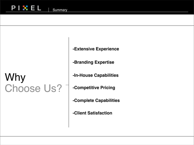 Pixel Presentation | PDF