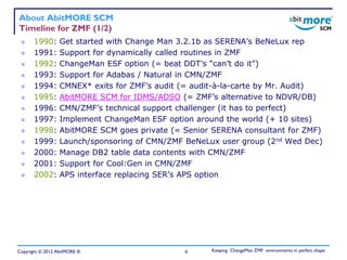 Keeping ChangeMan ZMF environments in perfect shape | PDF | Computing | Technology & Computing
