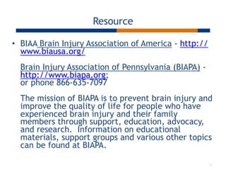 Traumatic Brain Injury & Acquired Brain Injury | PDF