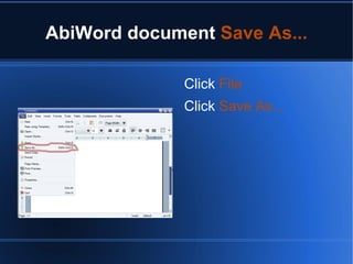 AbiWord Word Processor | ODP