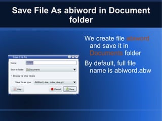 AbiWord Word Processor | ODP
