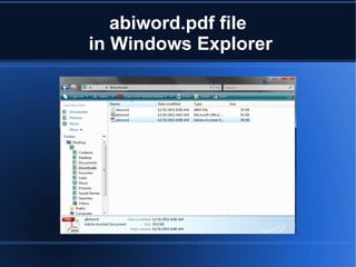 AbiWord Word Processor | ODP